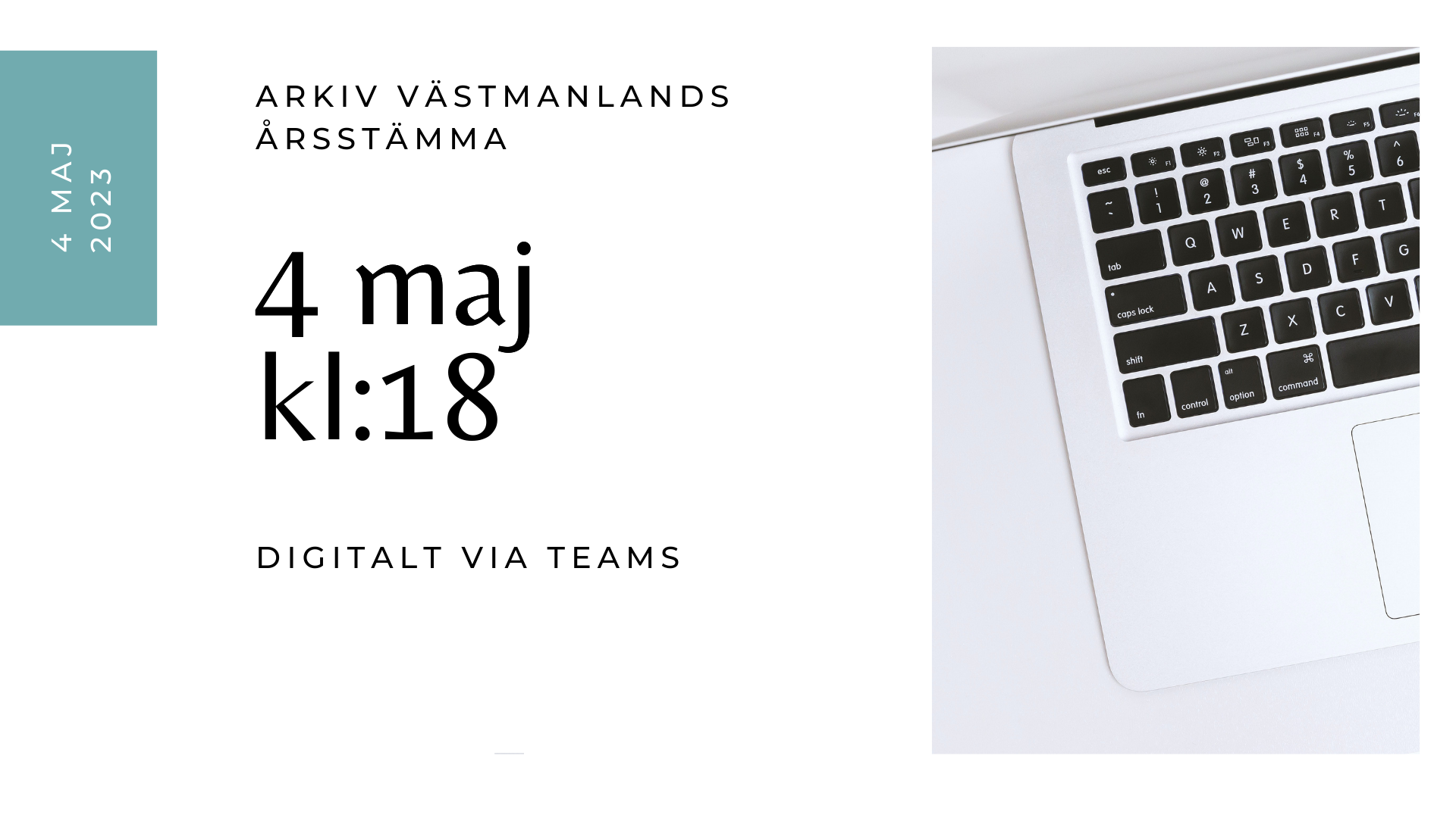 Årsstämma 4 maj 2023 kl.18:00 | Arkiv Västmanland